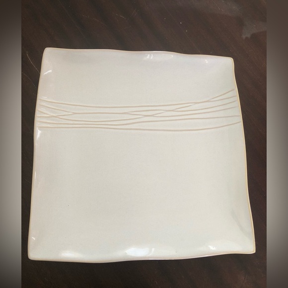 Kitchen | Pier 1 Stoneware Dinner Plate White Square Heavy Duty Plates ...